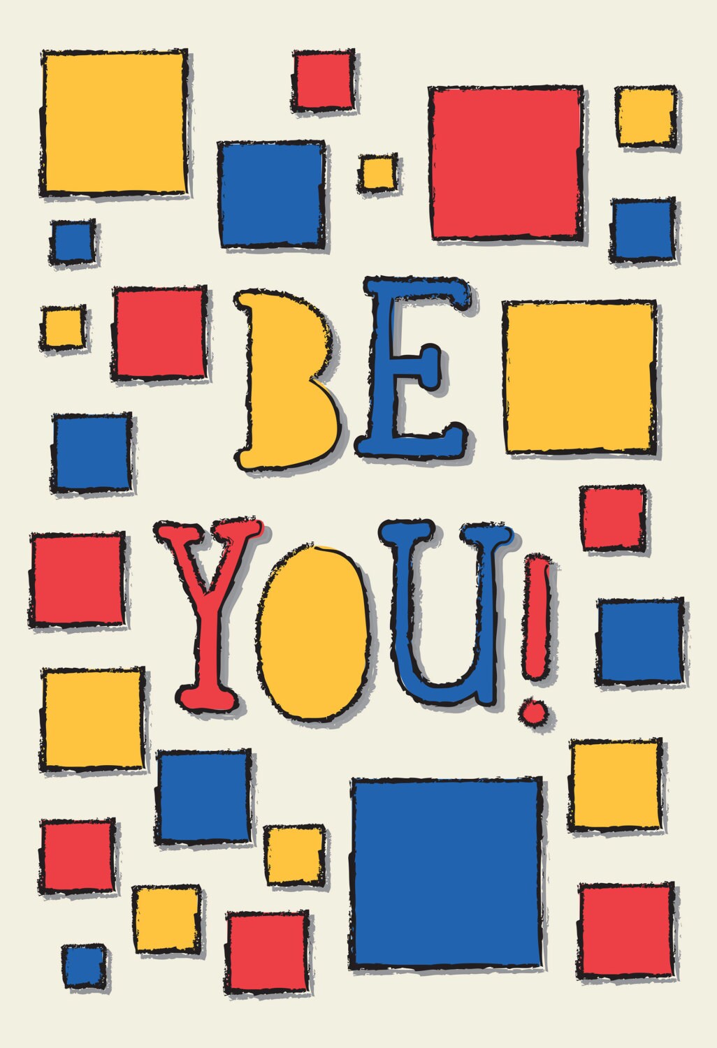 KIDS ROOM POSTER be You Nursery Room Art Print - Etsy