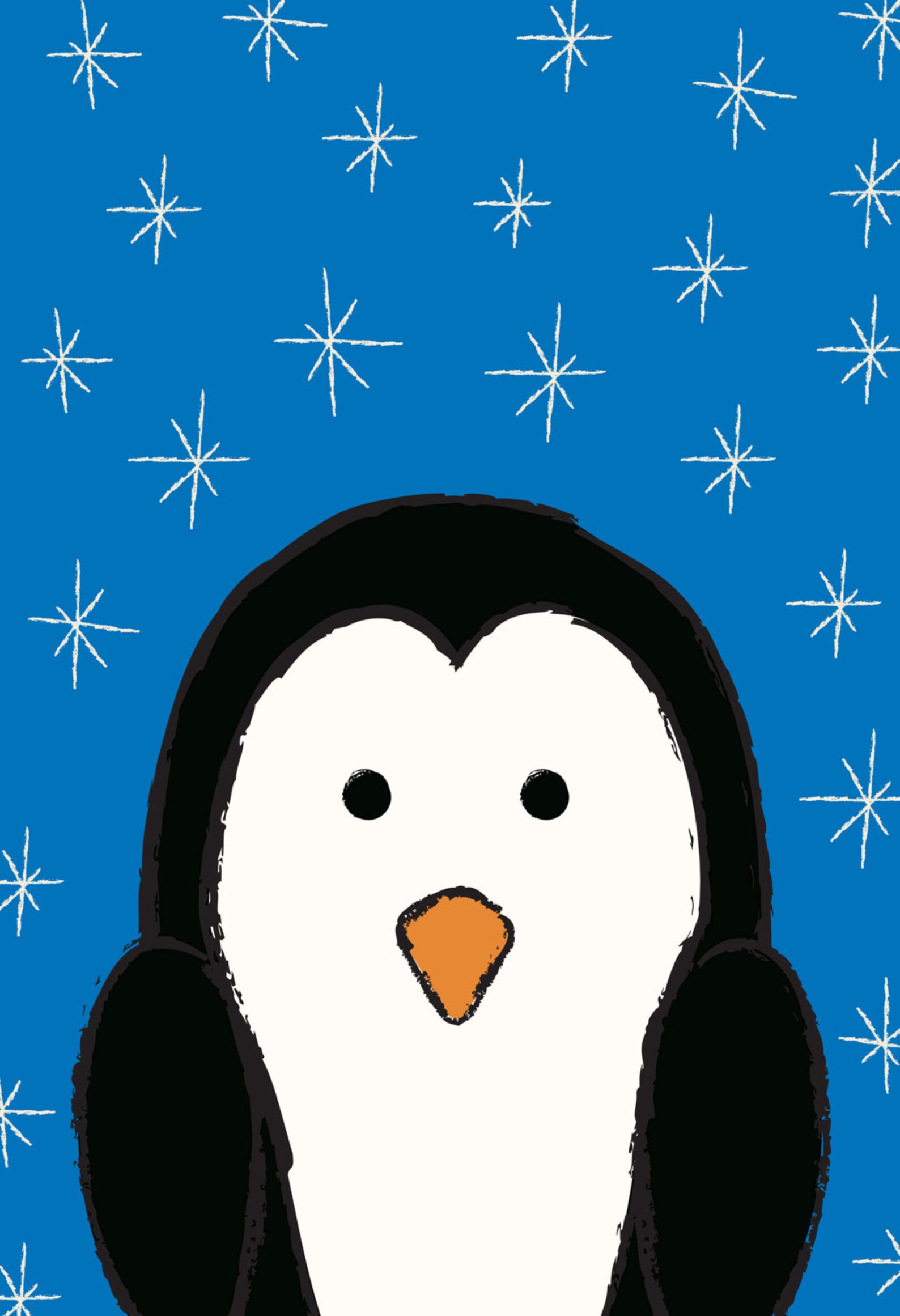 KIDS ROOM POSTER - "penguin Star" Nursery Room Art Print, Kids Room Art ...