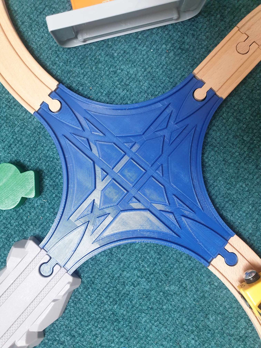 Star Cross Wooden Train Track Junction (brio, Thomas, Ikea Etc.) - Etsy