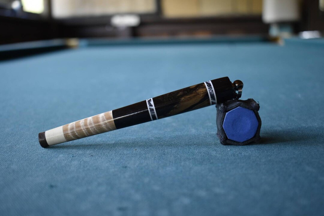 Little Cue Pocket Chalker Black and White Ebony - Etsy