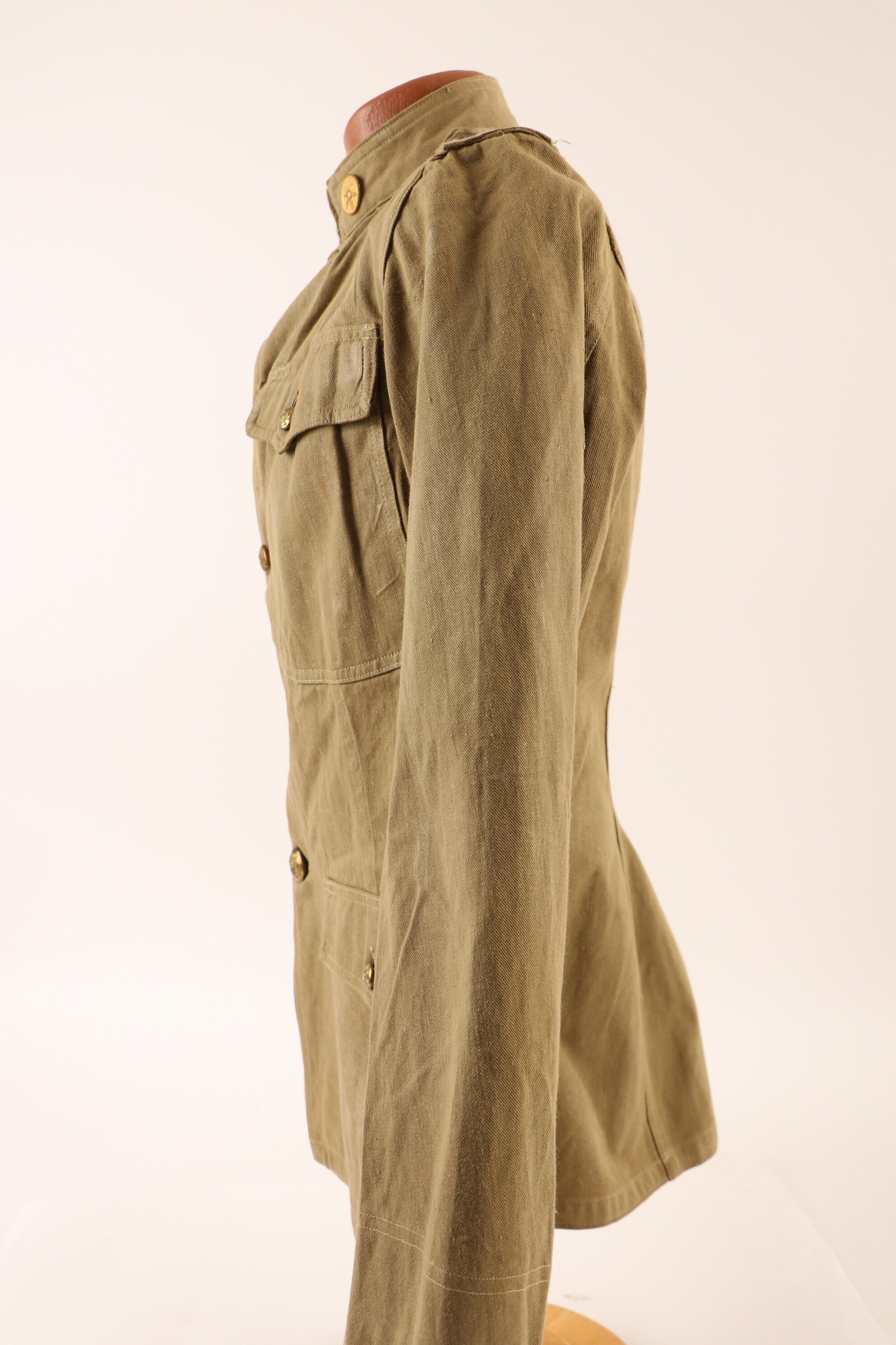 Awesome WWI First Class Gunner Coastal Artillery Jacket With Collar ...