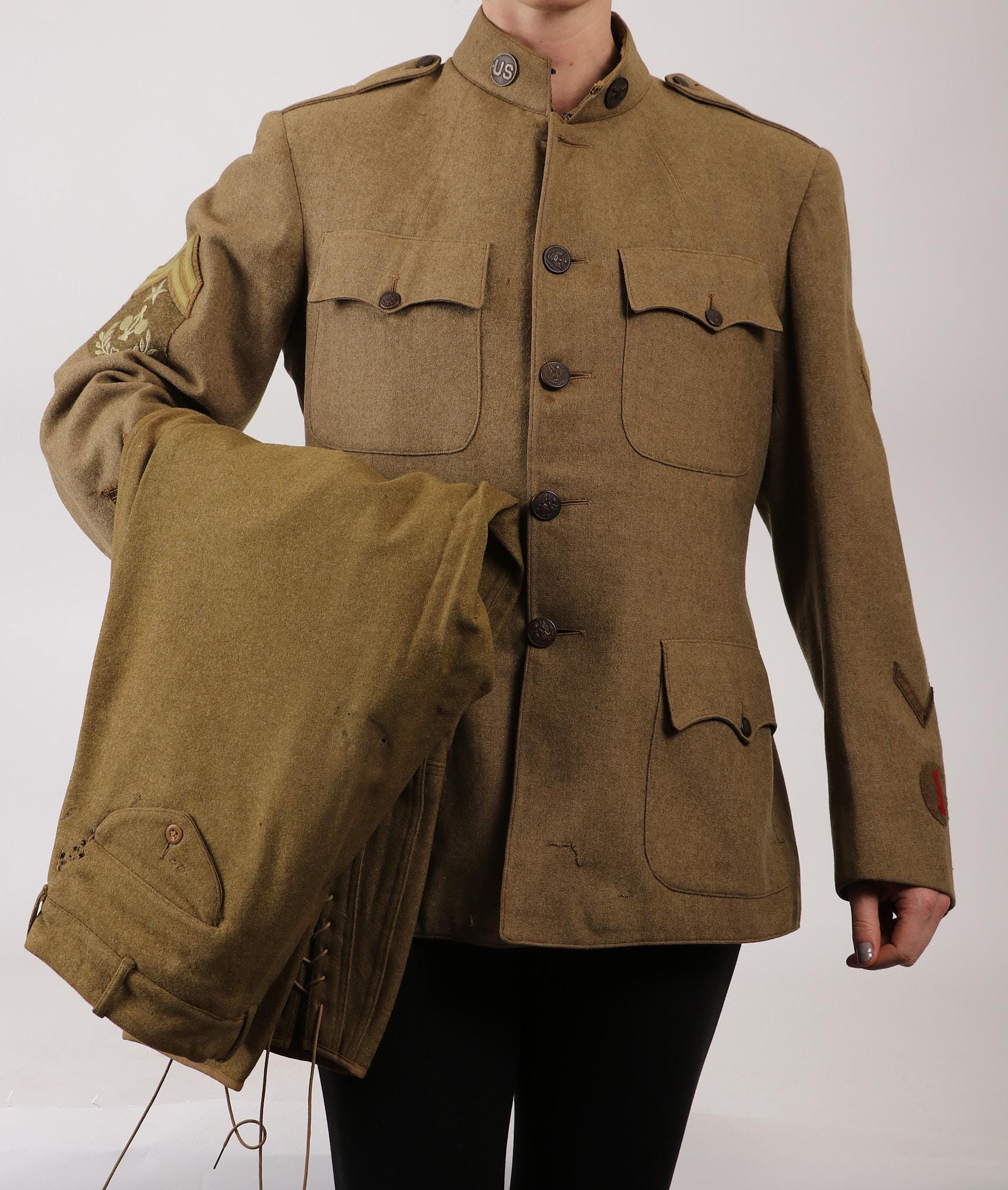 Rare Tailor Made Coastal Artillery Uniform for Master Gunner With Wound ...