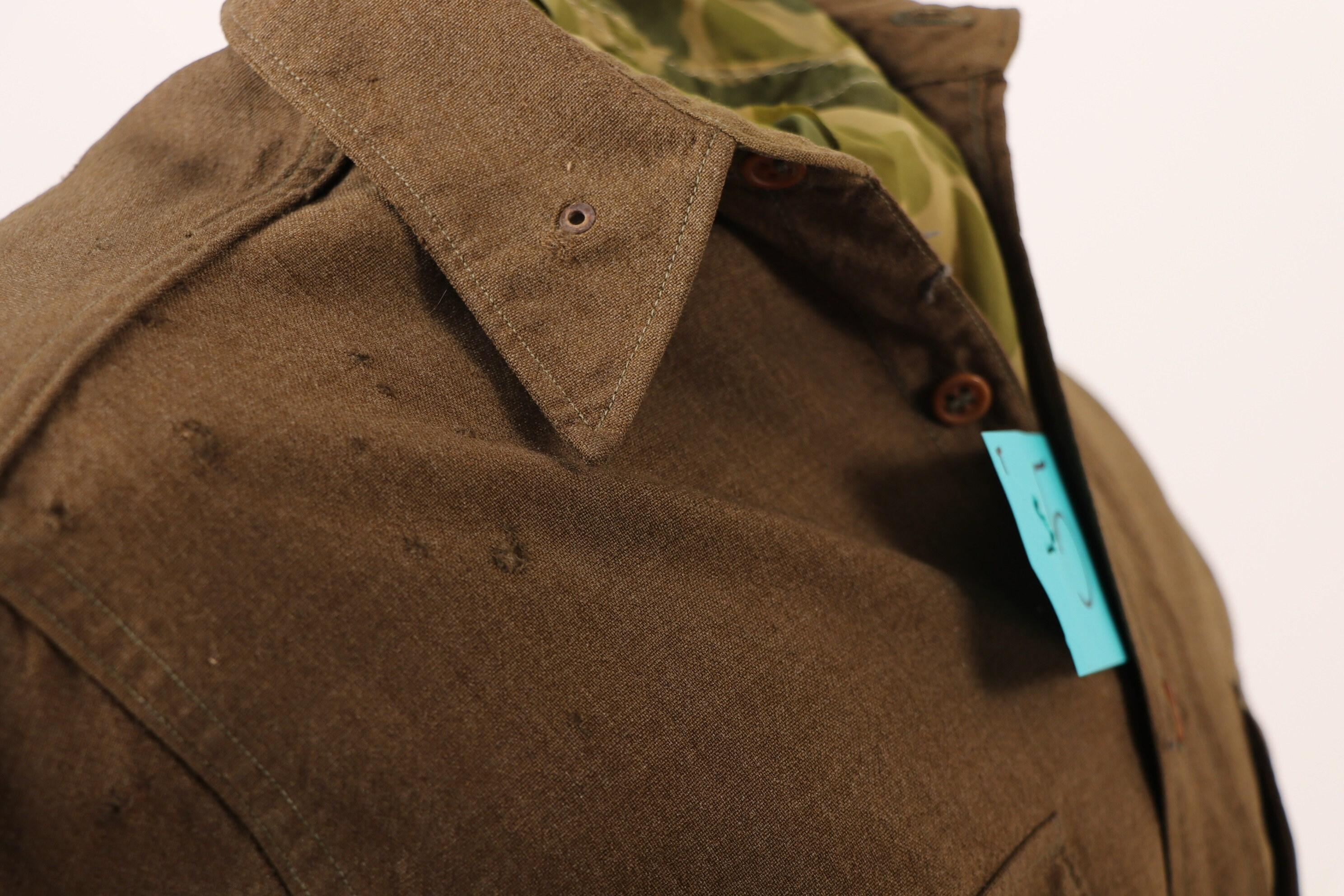 WWII Era Senior Enlisted Mans Fatigue Shirt Army Air Force Un-atributed ...