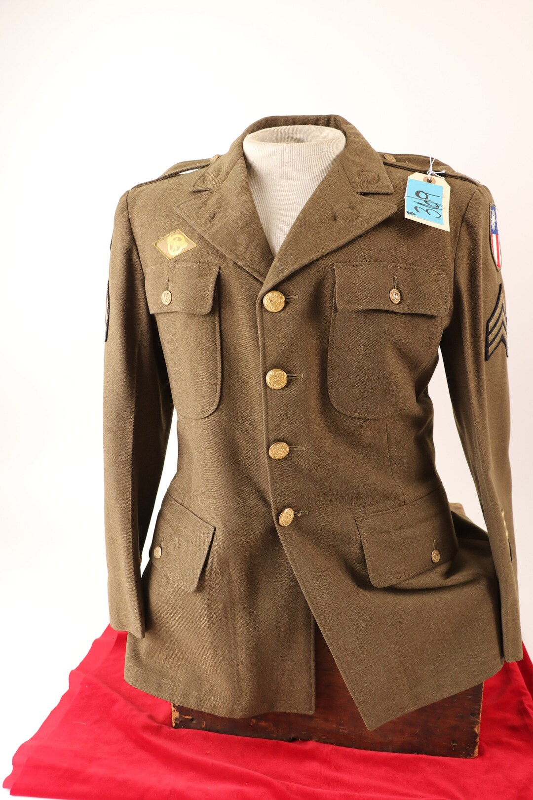 WWII US Army Air Corps CBI Sgts. Uniform Jacket Unnamed - Etsy