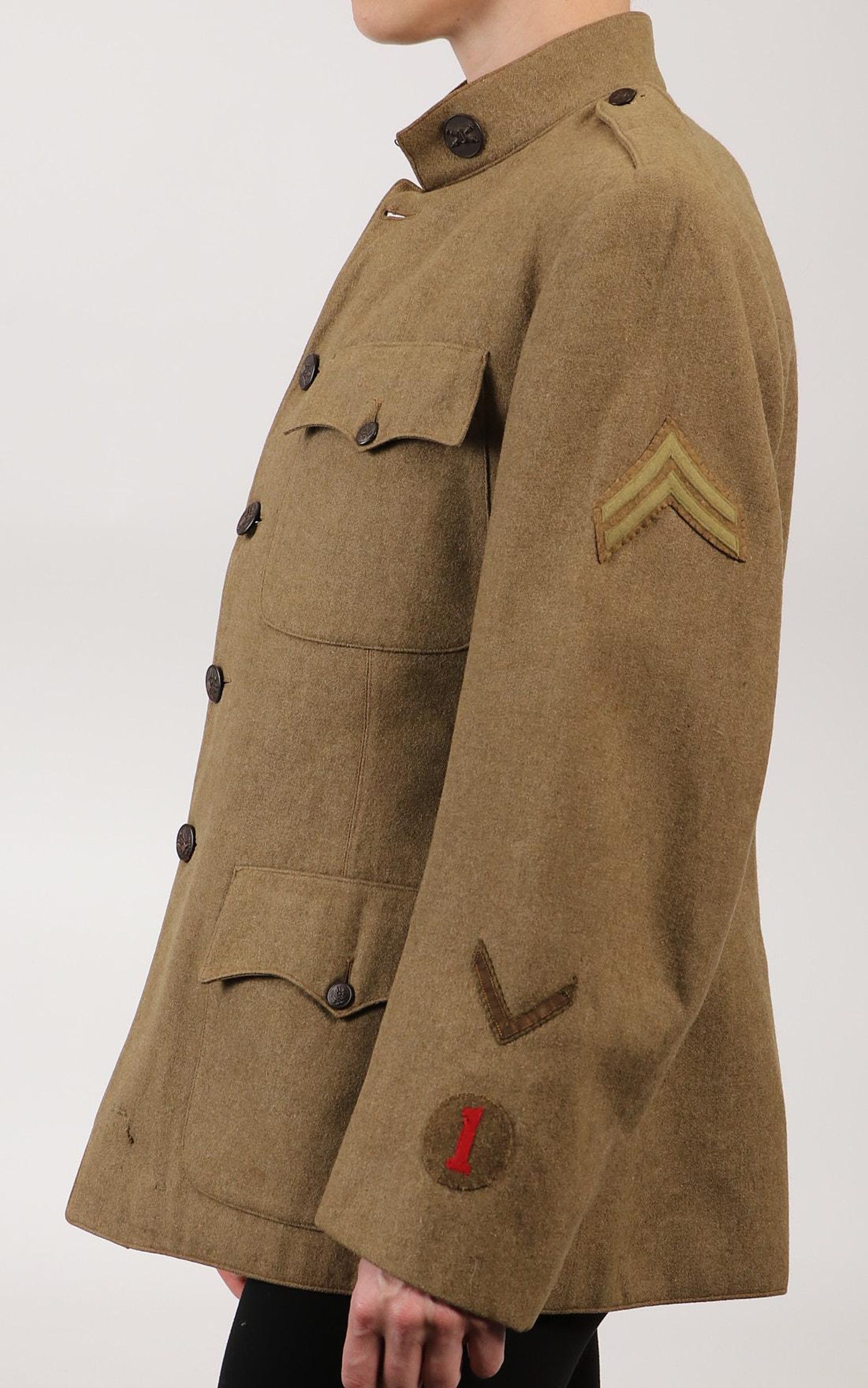 Rare Tailor Made Coastal Artillery Uniform for Master Gunner With Wound ...