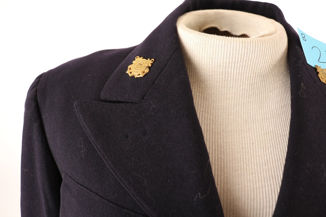 WWII USCG Shore Establishments Class A Coat Featured in Warners Book - Etsy