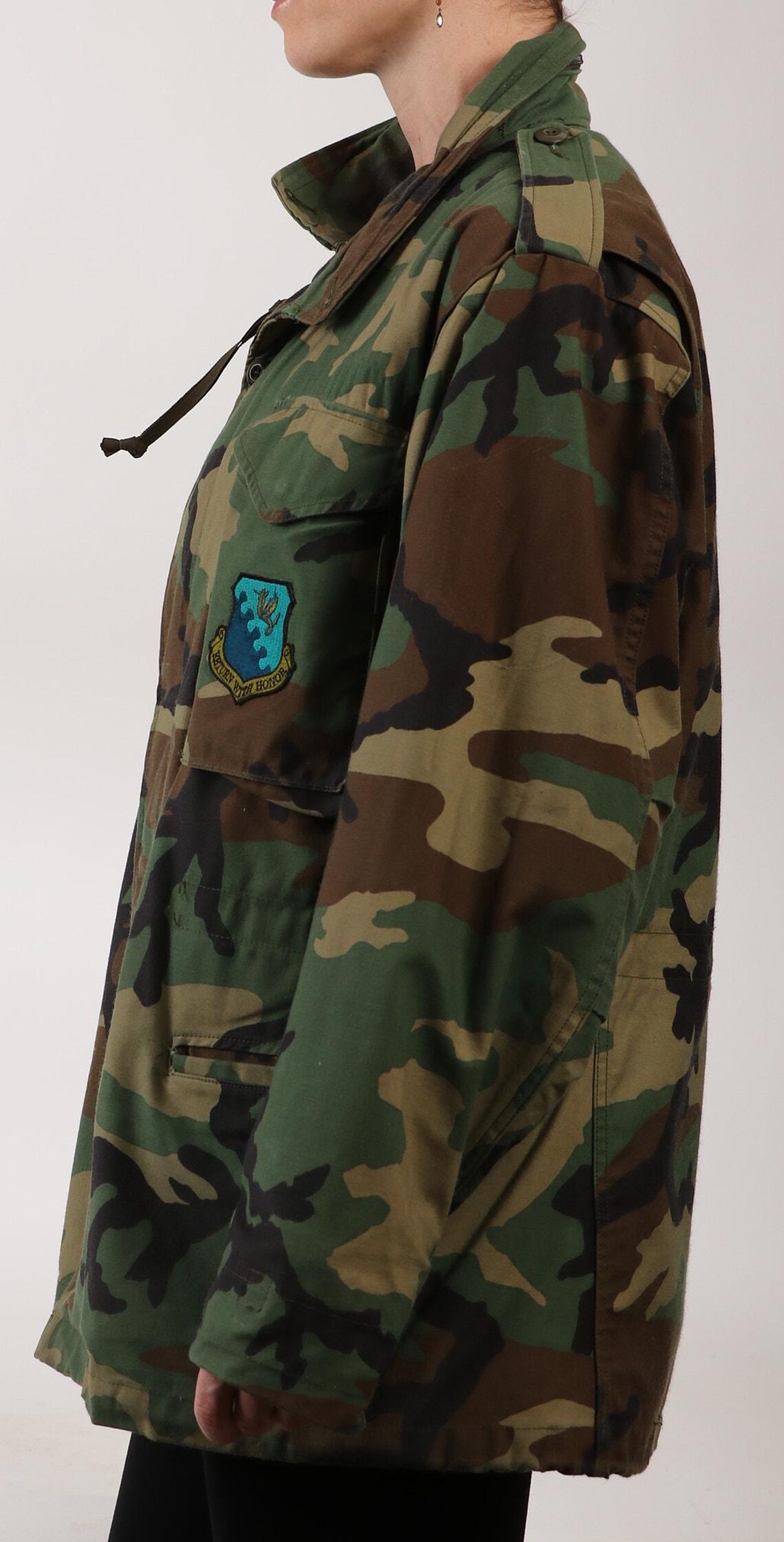 Vintage Air Force Woodlands M1965 Field Jacket Medium Regular ETR423 - Etsy