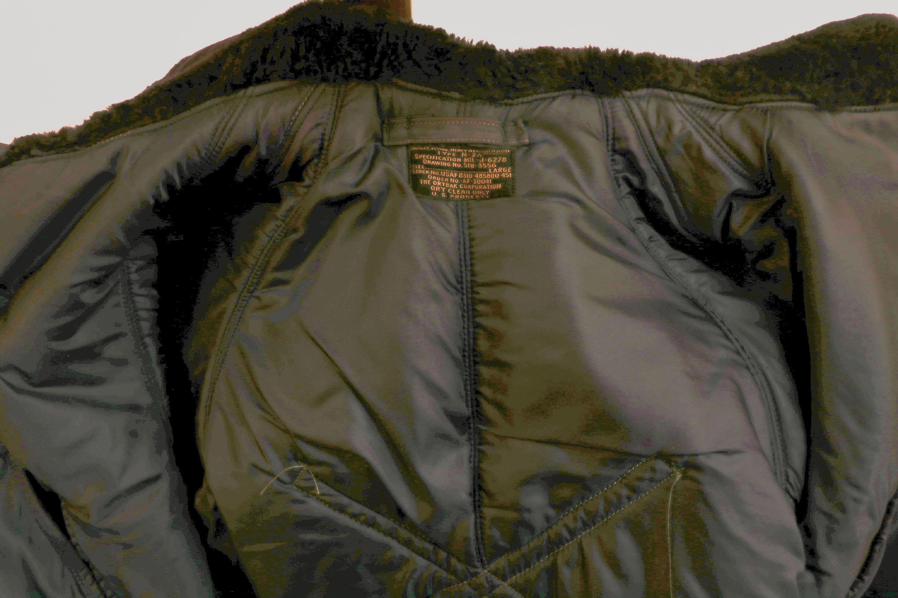 ETR3SB15 Type N2A Flight Jacket Heavy Size Large Shows Nice Wear - Etsy