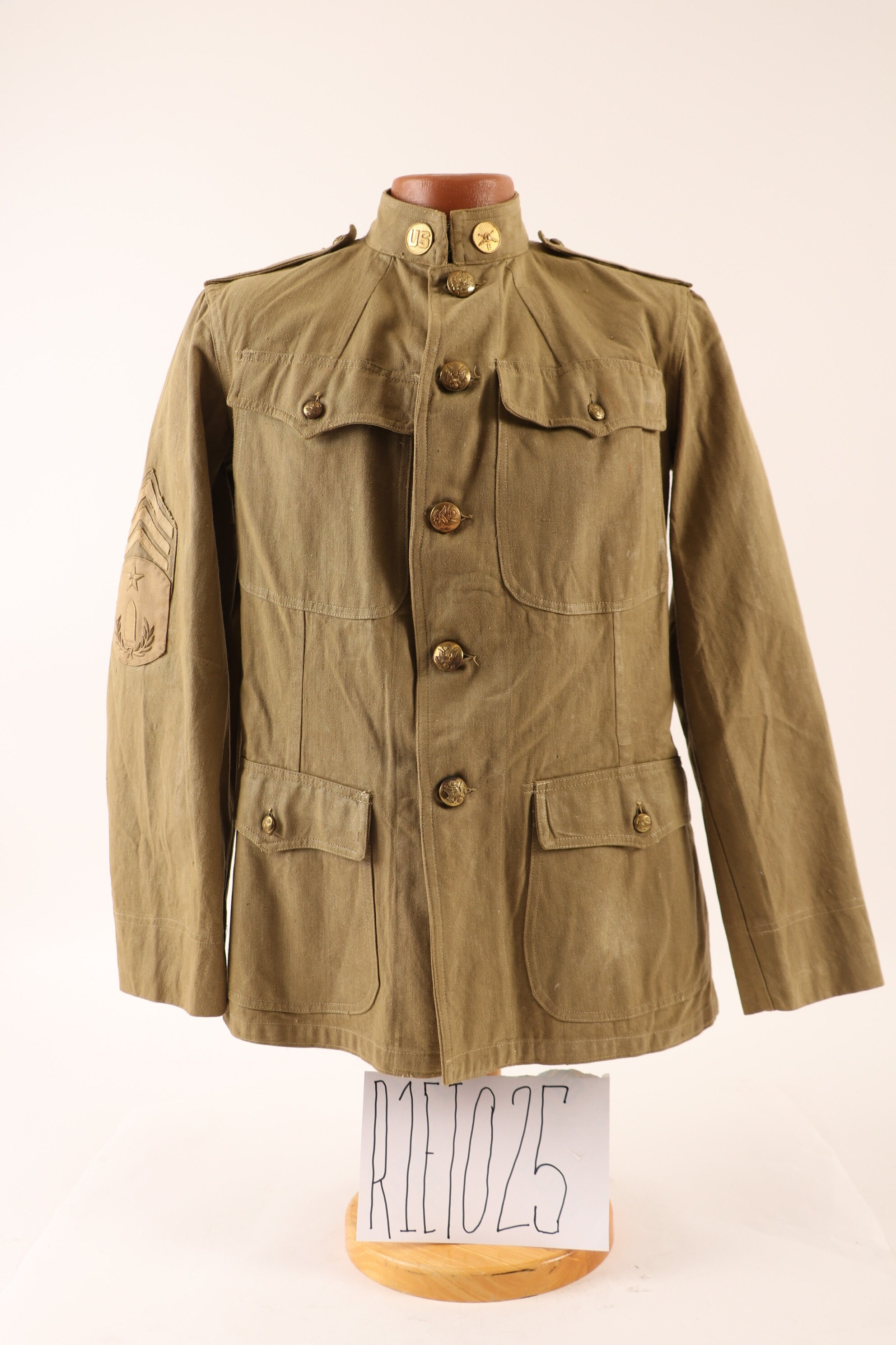 Awesome WWI First Class Gunner Coastal Artillery Jacket With Collar ...
