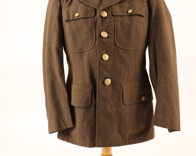 WWII 8th Service Command Enlisted Man’s Greens 4 Pocket Jacket 1940 ...