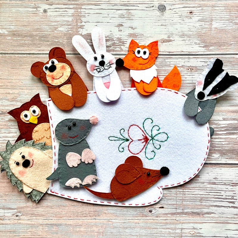 Animal Mittens - Etsy