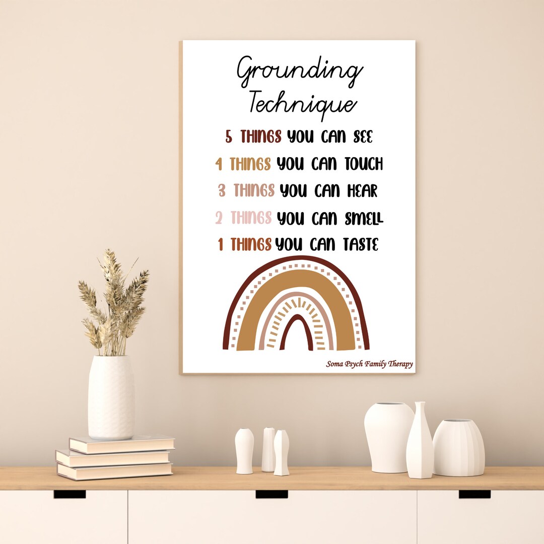 Calm Corner Wall Décor Printable | Psychology Office Print | Calming ...