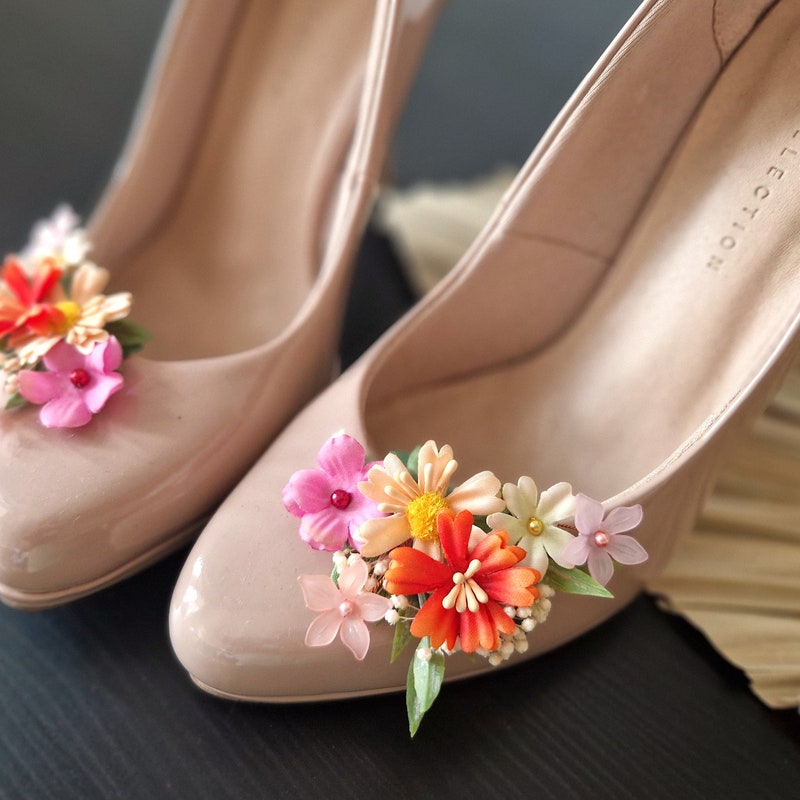 Flower Shoe Clips - Etsy UK