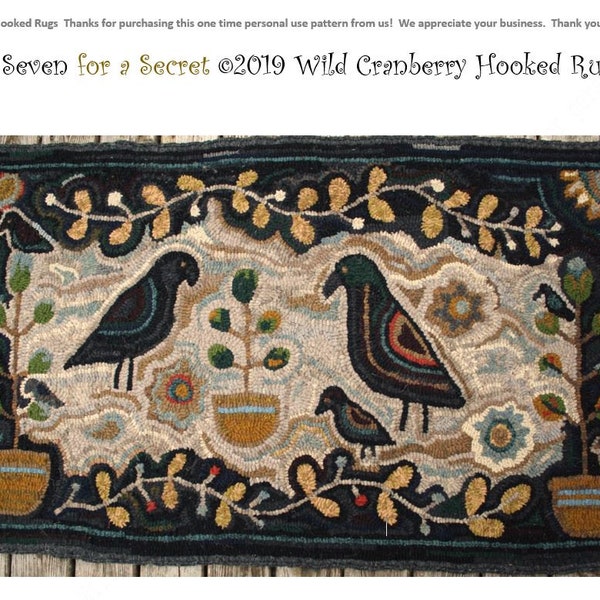 Primitive Hooked Rug - Etsy