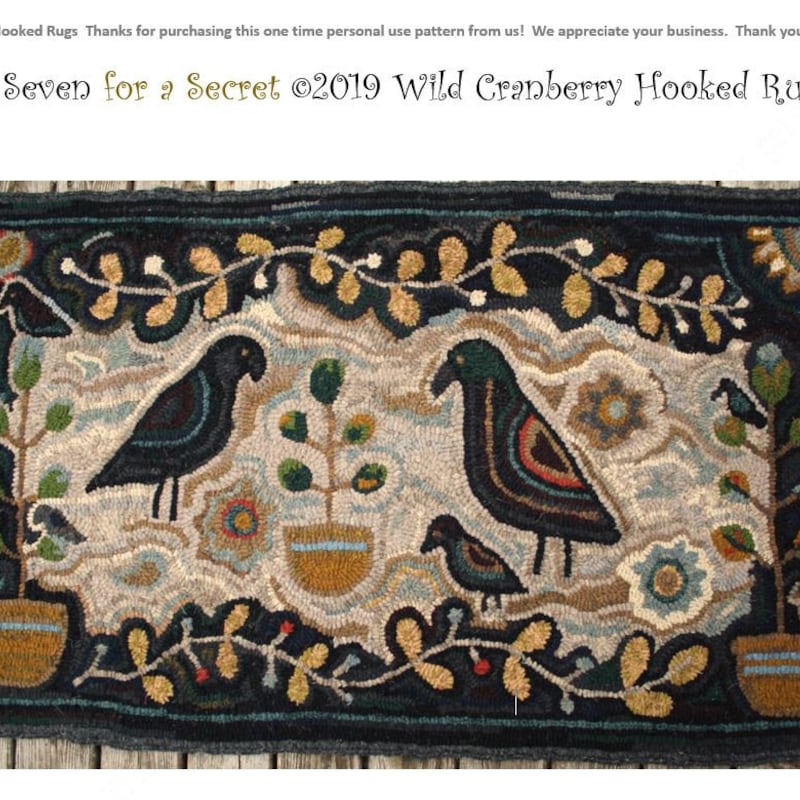 Rug Hooking Patterns - Etsy