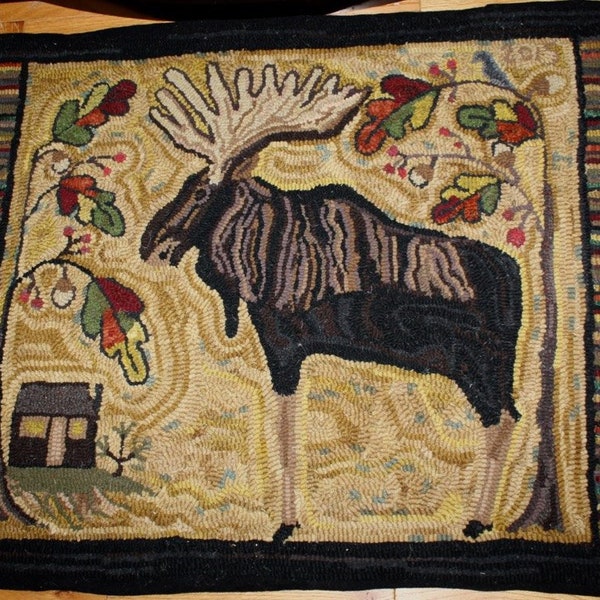 Primitive Hooked Rug - Etsy