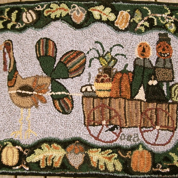 Pumpkin Rug Hooking Patterns - Etsy