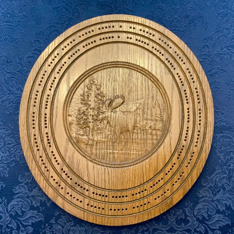 Rustic Cribbage Board - Etsy