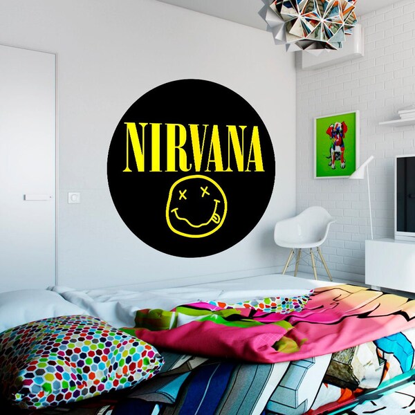 Nirvana Sticker - Etsy