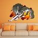 Anime Wolf Decal, Anime Wolf Sticker, Anime Wolf Wall Decor - Etsy