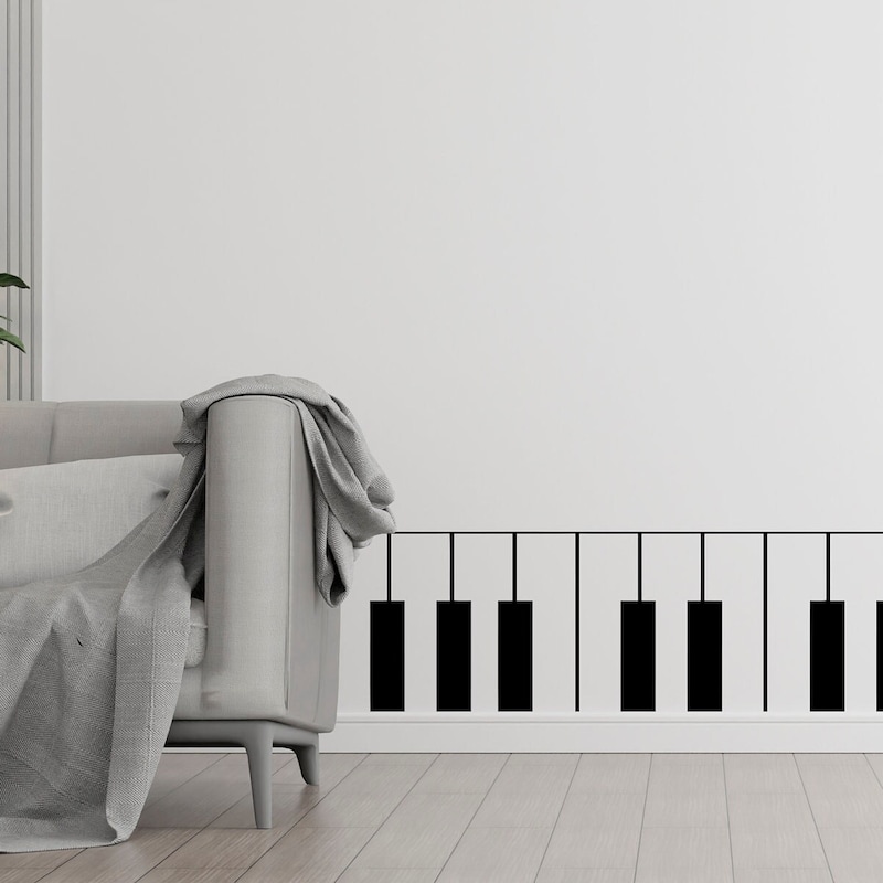 Piano Keyboard Key Stickers - Etsy