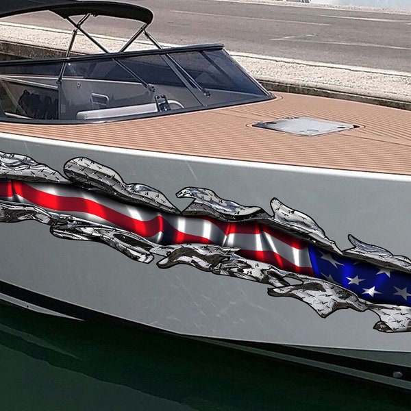Pontoon Boat Wrap Graphics - Etsy