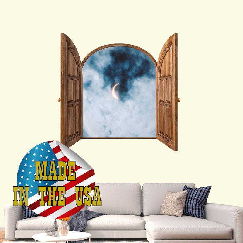3d Moon Wall Stickers - Etsy
