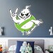 Ghost Stop Sign Decal, Ghost Stop Sign Sticker, Ghost Stop Sign Wall ...