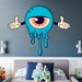 Eye Monster Decal, Eye Monster Sticker, Eye Monster Wall Decor - Etsy
