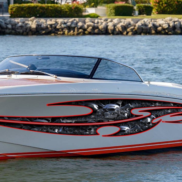 Boat Decals Graphics - Etsy