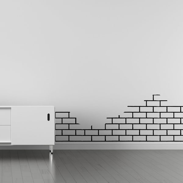 Brick Wall Stickers - Etsy