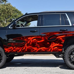 Red Dragon Full Color Truck Side Graphics Dragon Car Wrap - Etsy