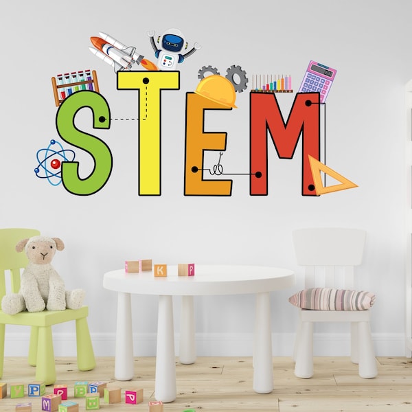 Stem Wall Decal - Etsy
