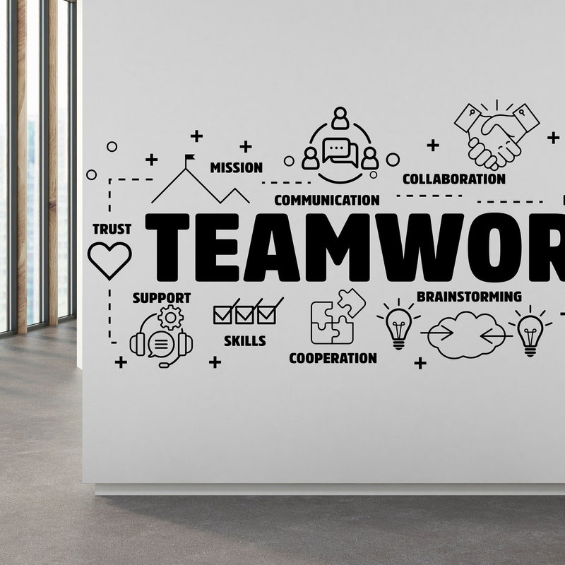 Teamwork Wall Art - Etsy