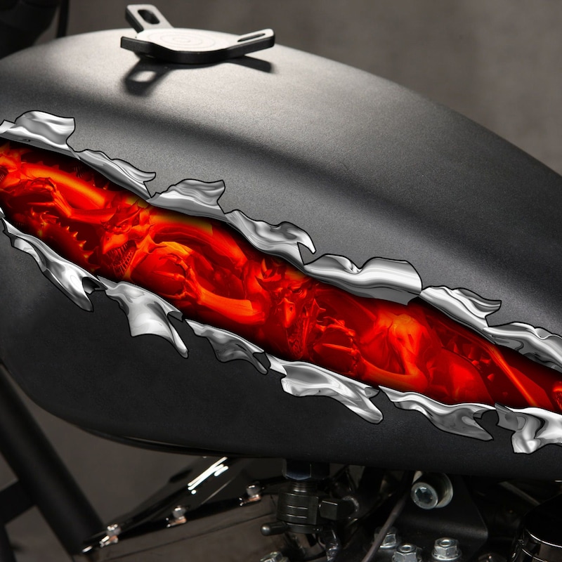 Motorcycle Sticker - Etsy