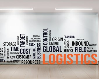 Logistics Wall Decor, Logistics Wall Decal, Logistics Wall Art ...