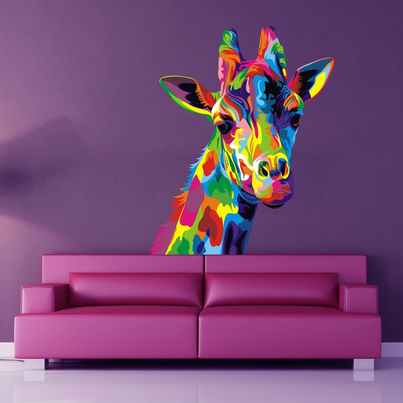 Giraffe Wall Decals - Etsy