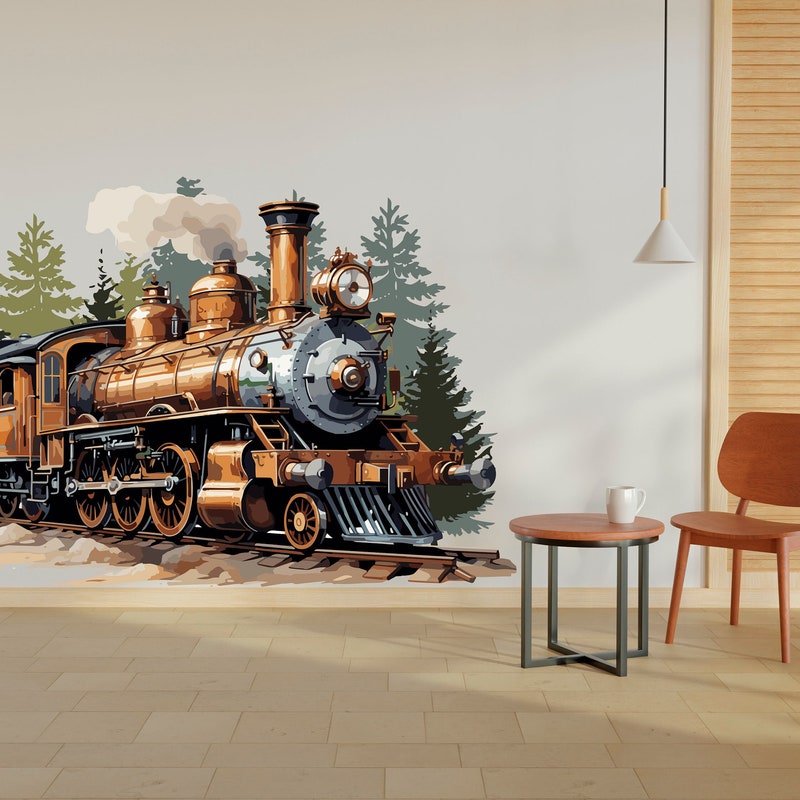 Train Wall Decals - Etsy