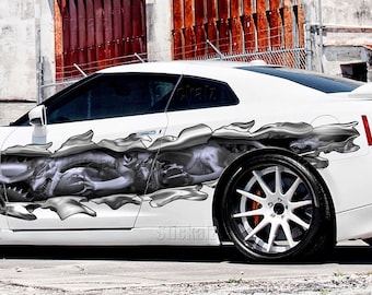 Dragons Decal Full Color Car Side Graphics Sticker Car Wrap - Etsy