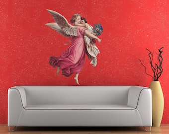Angel Wall Decal | Etsy