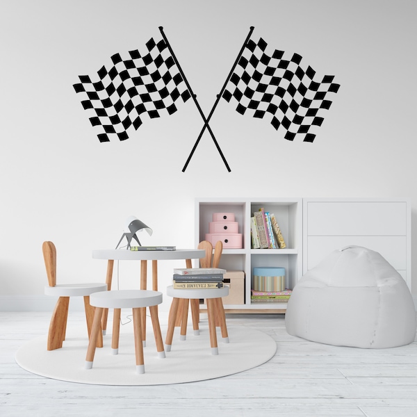 Race Car Wall Decals - Etsy