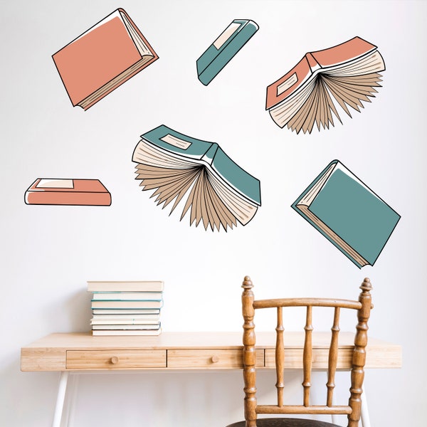 Library Wall Decals - Etsy