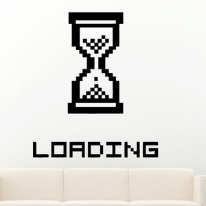 Sand Clock Old Ancient Clock Loading Square Like Sign Computer Geek PC ...