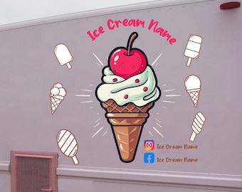 Ice Cream Vinyl - Etsy