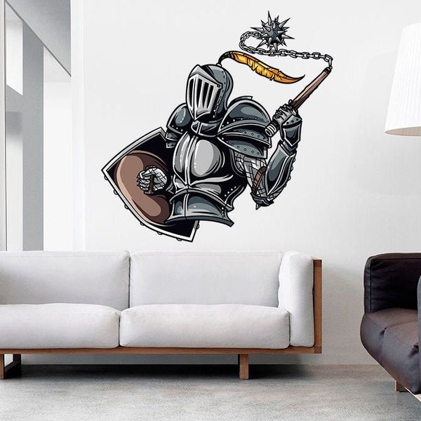 Knight Wall Decal - Etsy