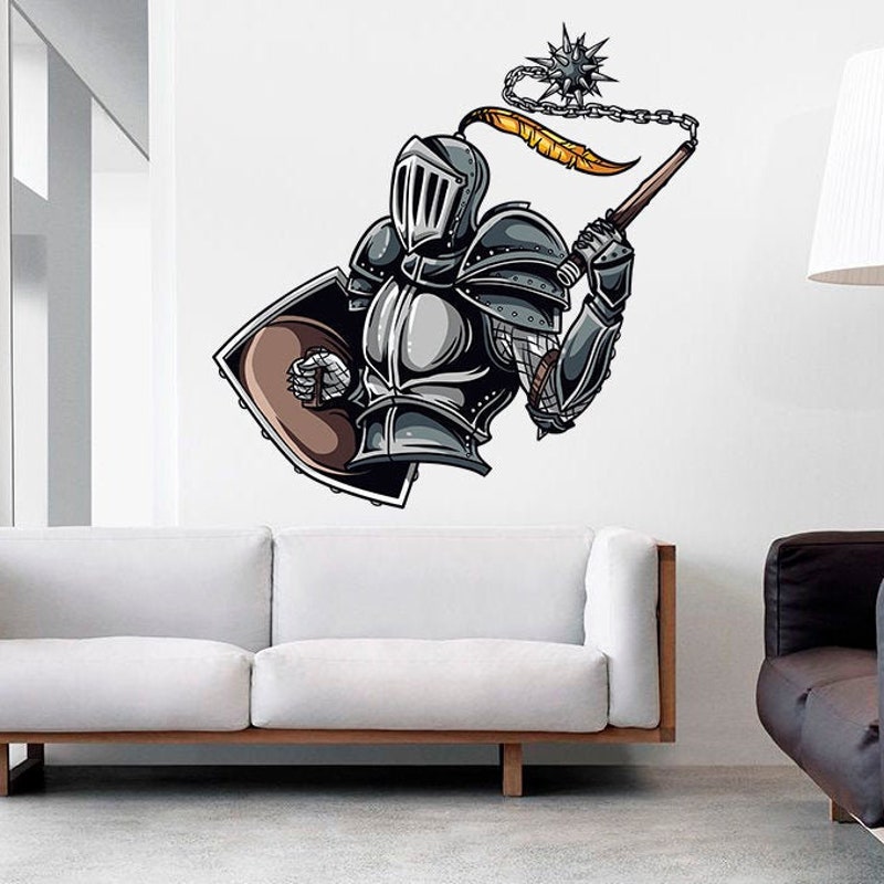 Knight Wall Decal - Etsy