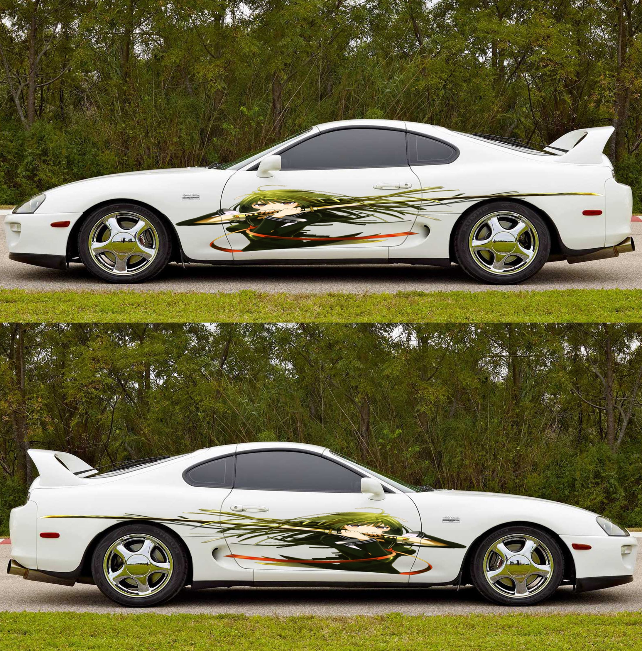 Anime Car Stickers Manga Decal Large Size Color Anime Car - Etsy