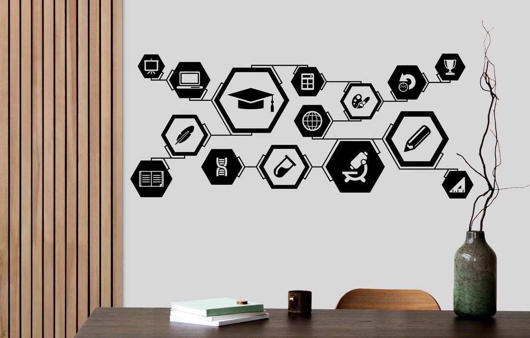 Education Science Technology Engineering Arts Math Wall Decal, Stem ...
