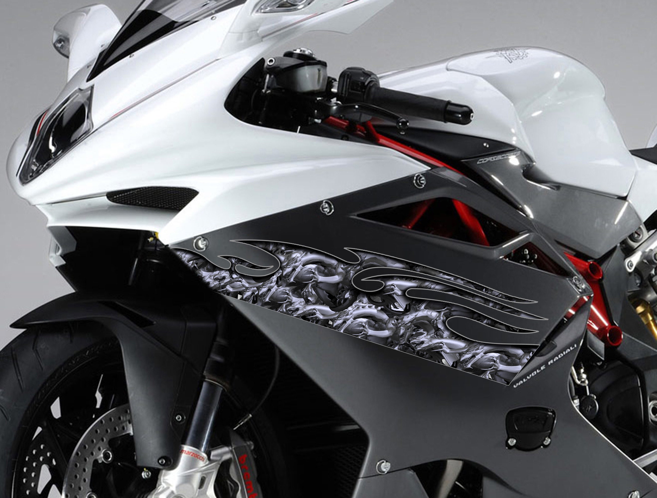 Dragon Bike Sticker Dragon Dirt Bike Full Color Vinyl - Etsy