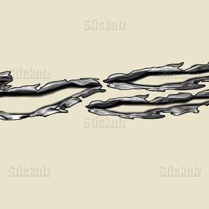3D Ripped Metal Car Wrap, Ripped Metal Car Graphics, Ripped Metal Vinyl ...